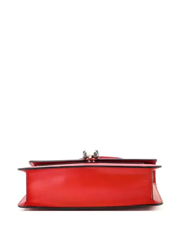 BVLGARI Serpenti Leather Small Crossbody Bag - Red