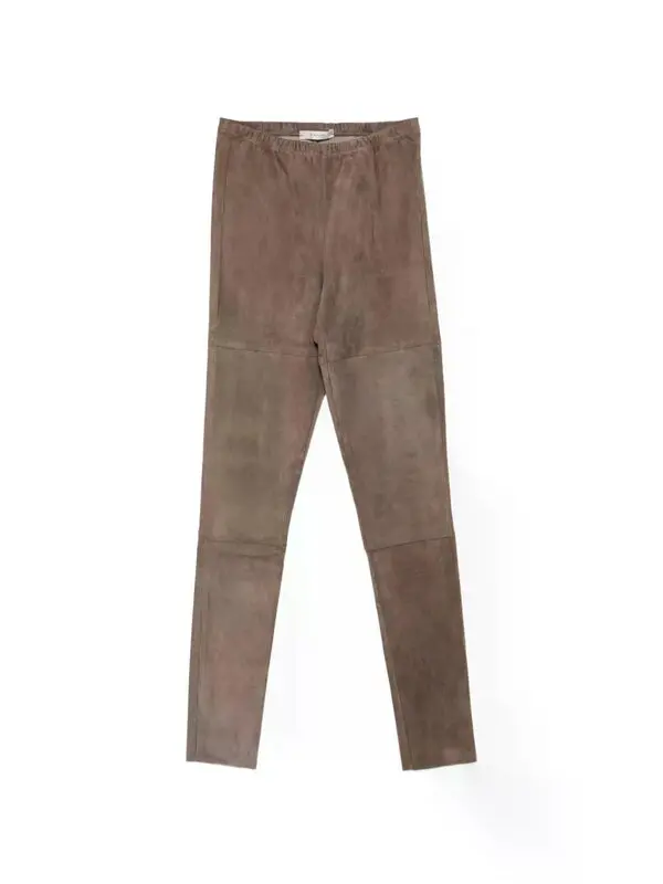 Kristensen Du Nord Seam-detail Suede Trousers