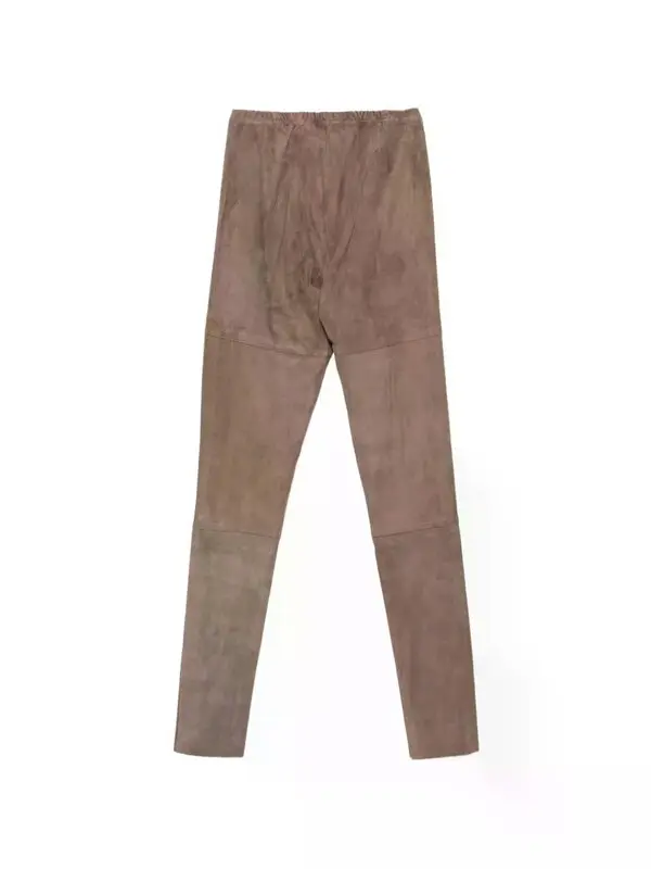 Kristensen Du Nord Seam-detail Suede Trousers