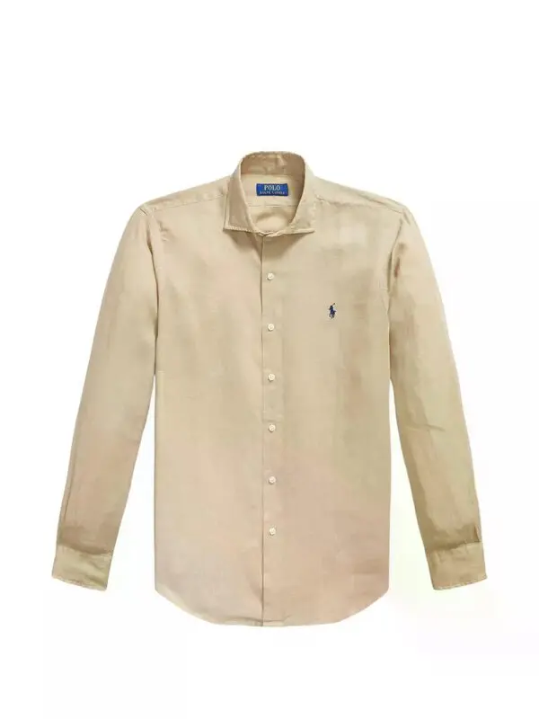 Polo Ralph Lauren Long-sleeve Linen Shirt - Neutrals