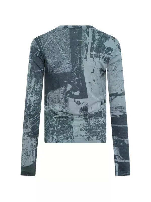 Y’s Desolate City-print Long-sleeve T-shirt