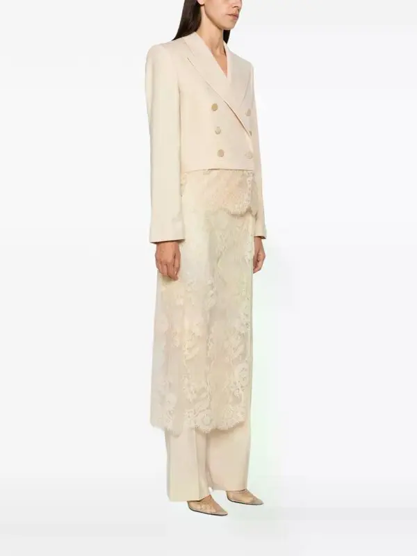 Zimmermann Valiant Double-breasted Cropped Jacket
