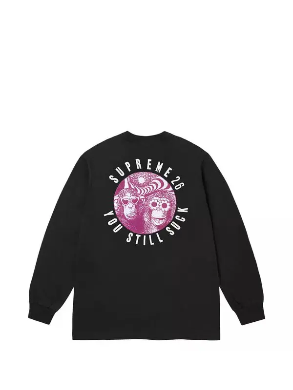 Supreme Graphic-print Long-sleeved T-shirt