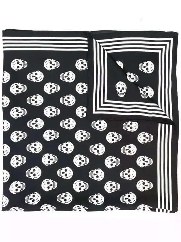 Alexander McQueen Mini Skull Print Scarf