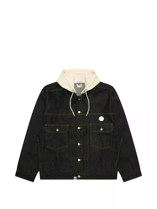 AAPE BY *A BATHING APE Logo-print Denim Jacket