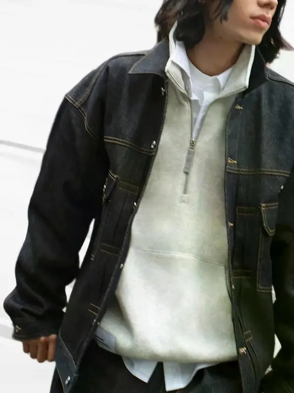 AAPE BY *A BATHING APE Logo-print Denim Jacket