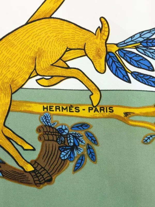 Hermès 2000-2026 Animal Alphabet Silk Scarf 90 Scarves - Multicolour