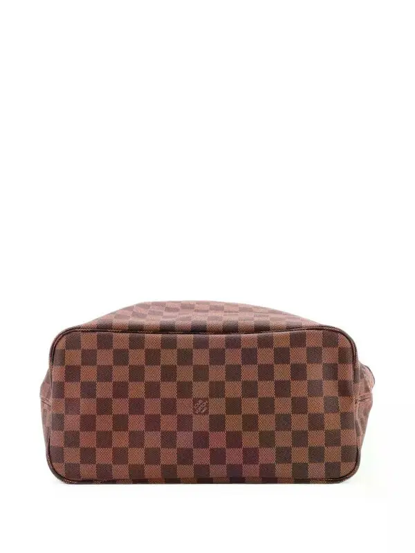 LOUIS VUITTON Neverfull Damier Mm Tote Bag - Brown