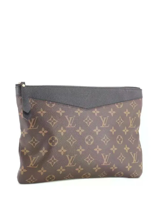 LOUIS VUITTON Daily Monogram Canvas Pouch - Black