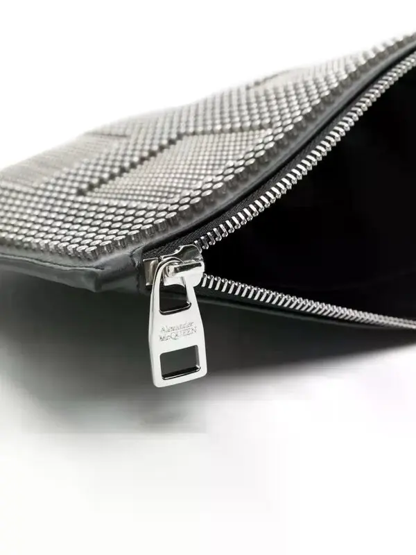 Alexander McQueen Studed Leather Clutch Bag