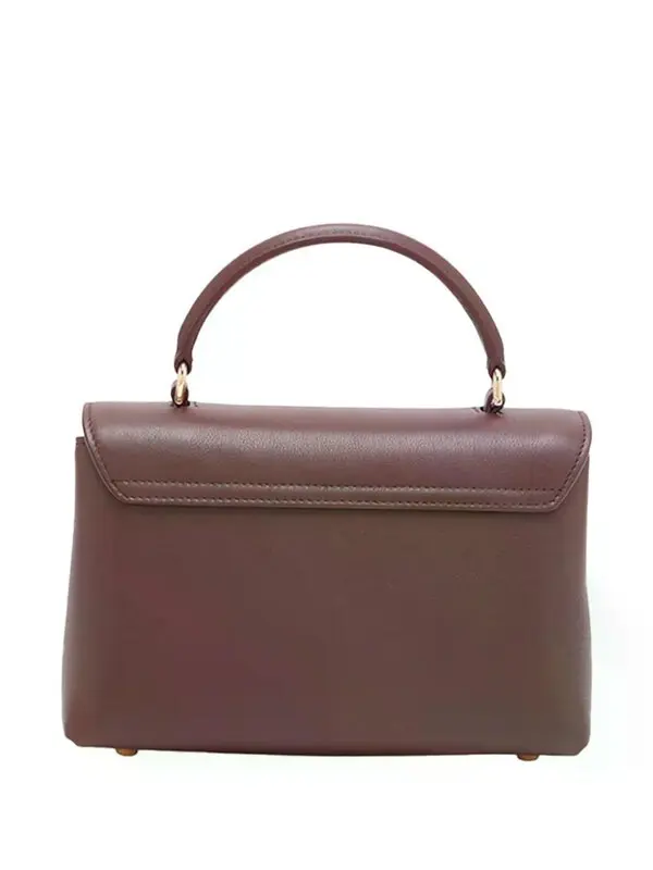 Celine 2000-2026 Teen Triomphe Leather Nino Bag Satchel - Red