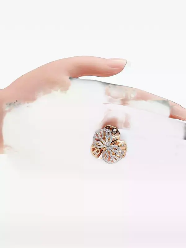 Cartier Caresse D'orchidees Diamond Ring