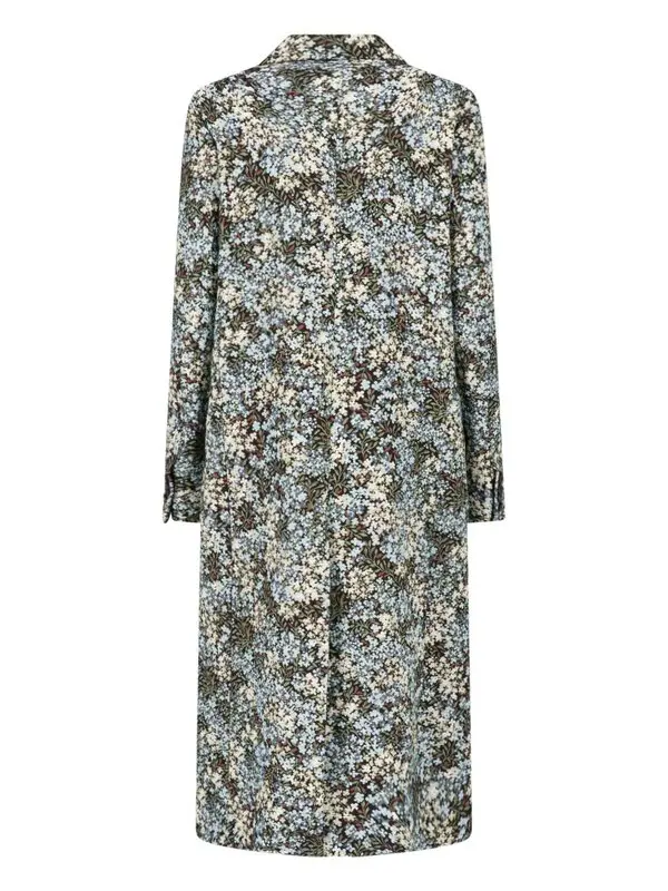 Dries Van Noten Floral Double-breasted Coat