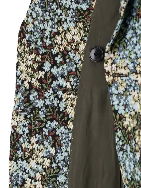 Dries Van Noten Floral Double-breasted Coat