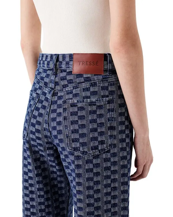 Tresse Mid Rise Straight Jeans