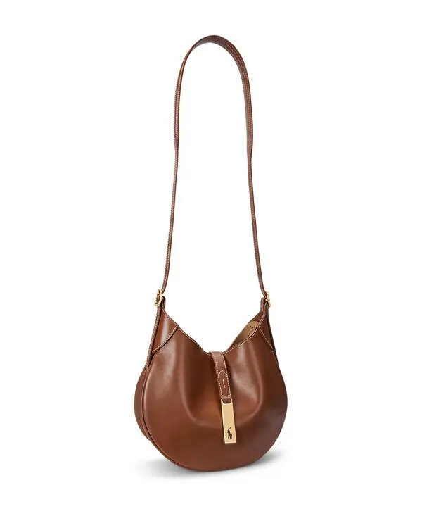 Polo Ralph Lauren Polo Id Leather Small Shoulder Bag