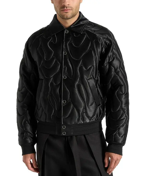 Manière De Voir Ugo Satin Embroidered Jacket