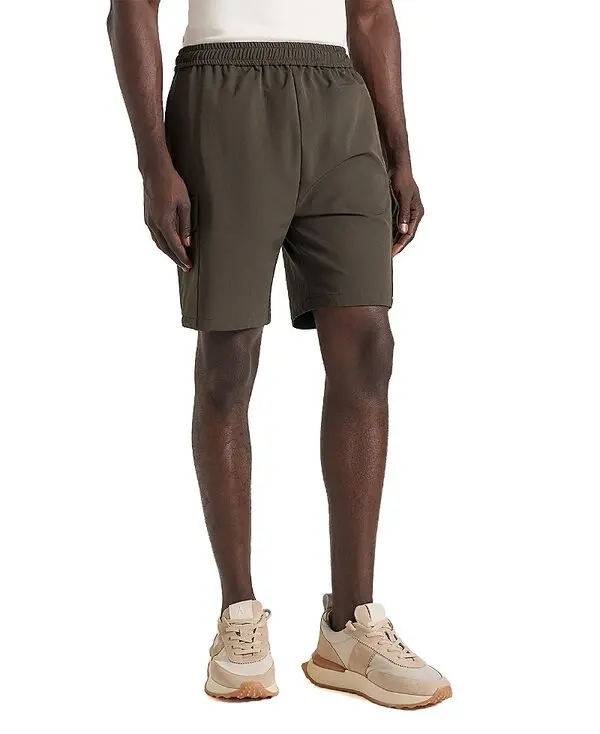Manière De Voir Dimitri Technical Cargo Shorts - Olive