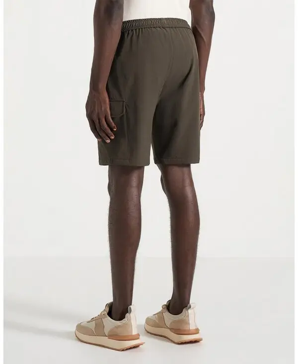 Manière De Voir Dimitri Technical Cargo Shorts - Olive