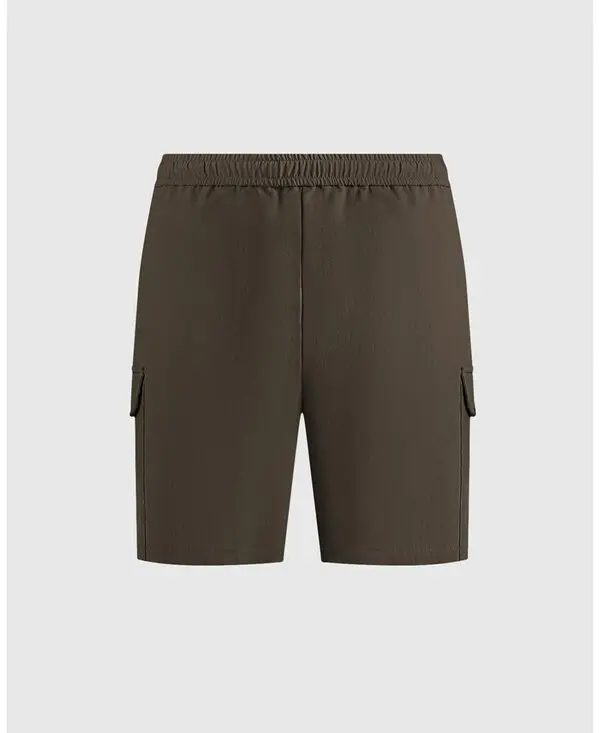 Manière De Voir Dimitri Technical Cargo Shorts - Olive
