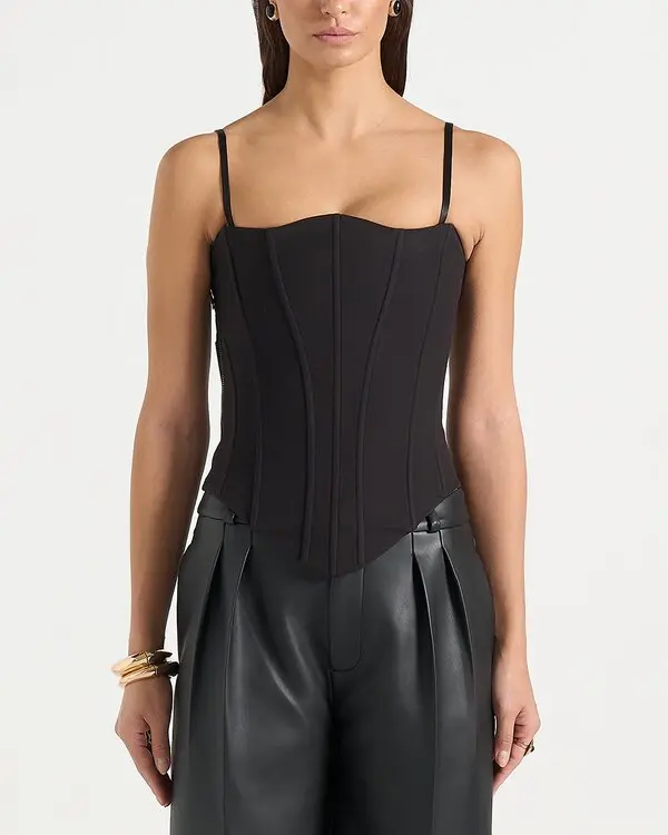 Manière De Voir Scarlett Tailored Lace Up Corset