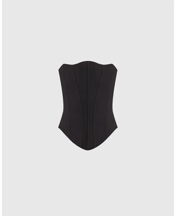 Manière De Voir Scarlett Tailored Lace Up Corset
