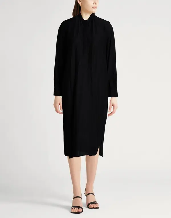 Crossley Midi Dress Midnight Size Silk, Wool