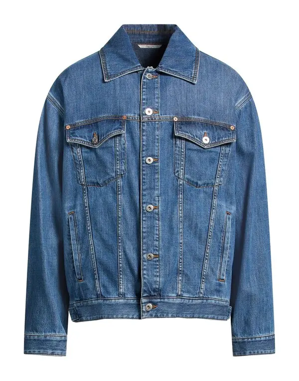 Valentino Garavani Denim Outerwear Size Lyocell, Cotton