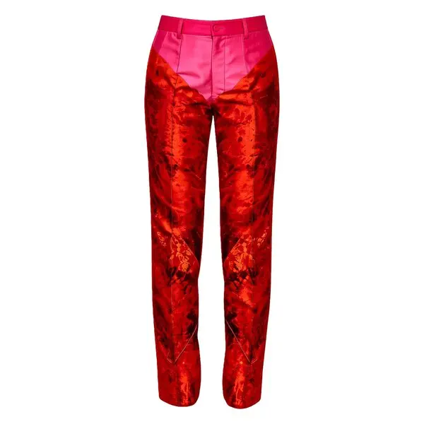 MAXJENNY Classic Suit Pants Pink