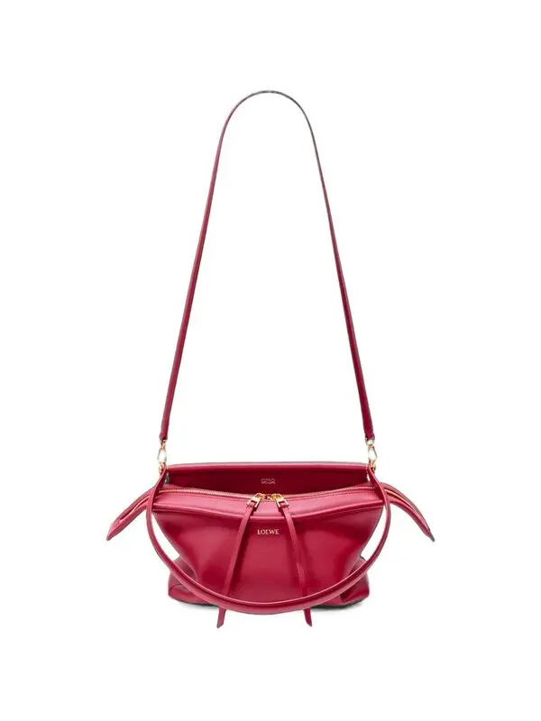 Loewe Whisker Small Leather Shoulder Bag - Red