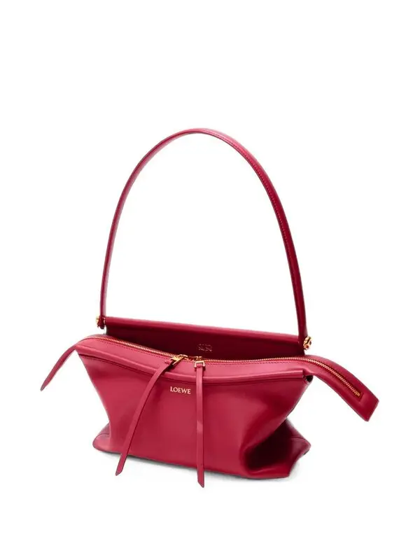 Loewe Whisker Small Leather Shoulder Bag - Red