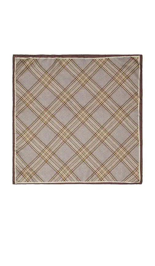 PETIT MOMENTS Plaid Scarf In Neutral - Multi