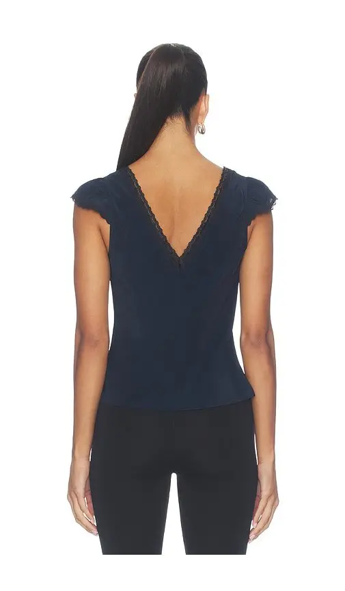Madewell The Layton Top In Navy