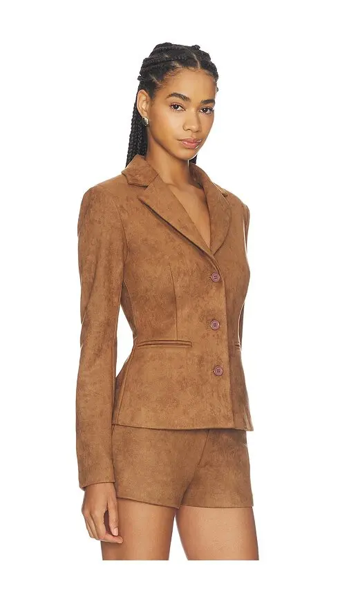 ALL THE WAYS Kylli Faux Suede Blazer