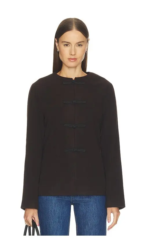 Ciao Lucia Danelle Coat In Brown