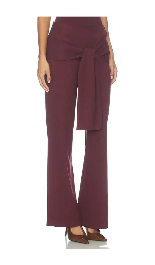 BENNI Verner Pant In Burgundy