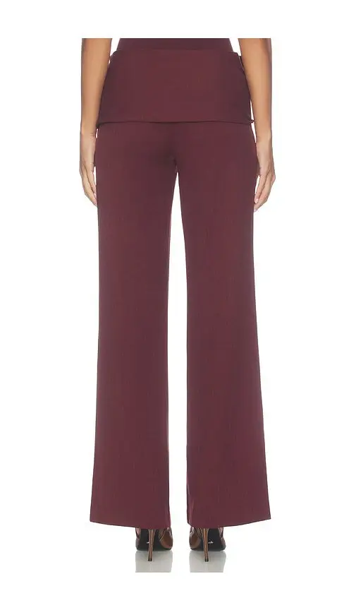 BENNI Verner Pant In Burgundy