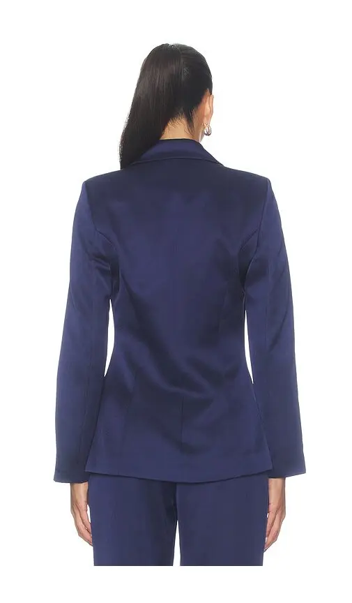 NADINE MERABI Satin Blazer