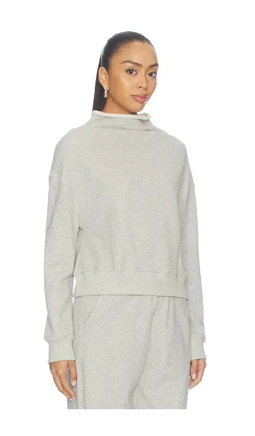 PERFECTWHITETEE Arden Pullover Sweatshirt In Light Grey