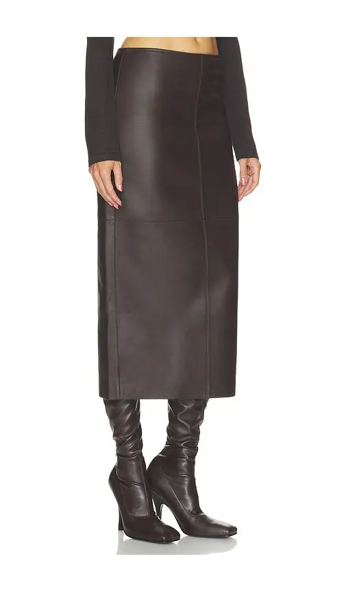 A.L.C. Marta Skirt In Chocolate