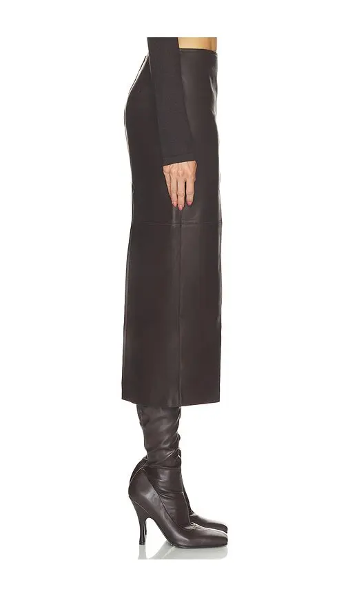 A.L.C. Marta Skirt In Chocolate