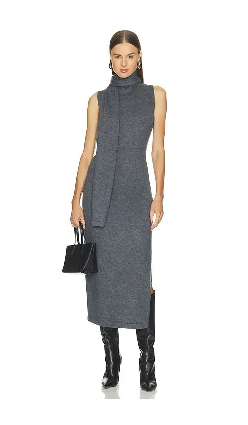 Astr The Label Shyanne Dress In Grey