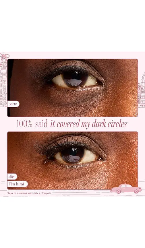 TARTE COSMETICS Face Card Never Declines Cc Undereye & Brush