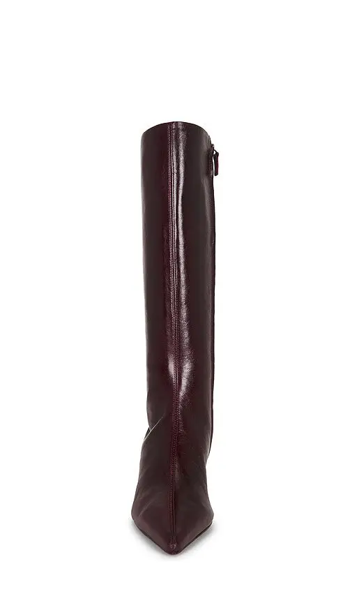 Simkhai Janine Knee High Boot In Burgundy
