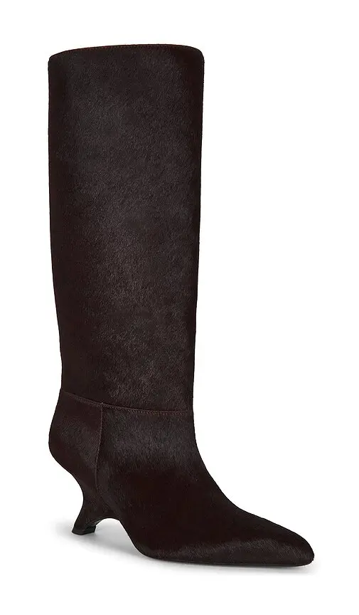 Simkhai Mel Knee High Boot In Burgundy