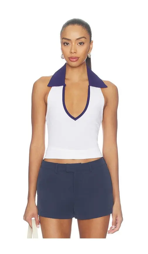 SNDYS. Gwen Contrast Top