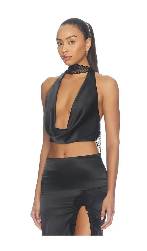 MORE TO COME Flyn Cowl Neck Top