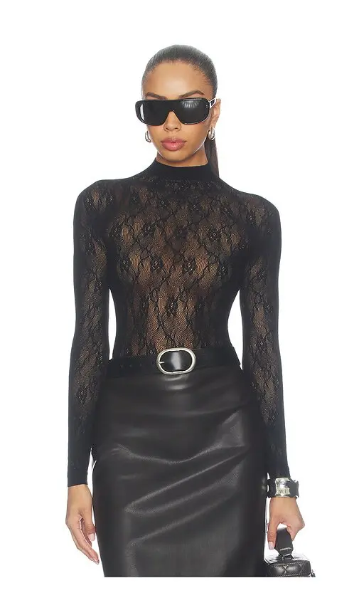 Swedish Stockings Nova Lace Long Sleeve Top