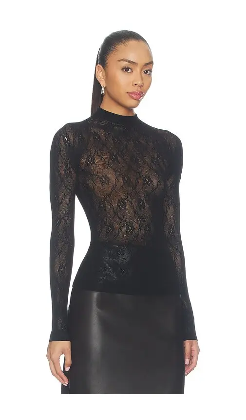 Swedish Stockings Nova Lace Long Sleeve Top