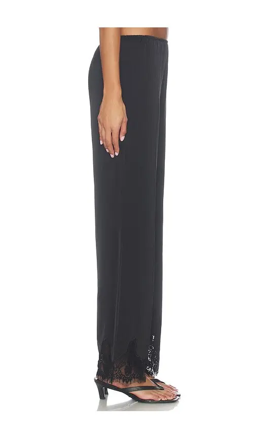 MORE TO COME Perrie Lace Trim Pant